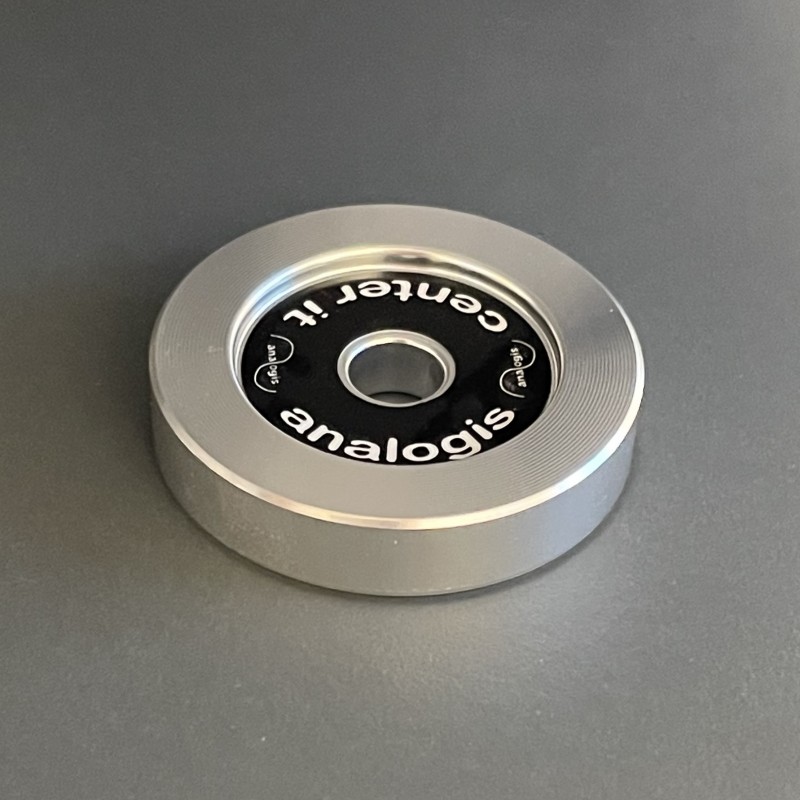 45 RPM adaptor aluminum - DaCapo Audio Shop